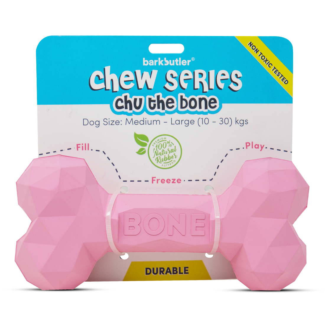 Barkbutler Chu the bone Pink For Dogs – Rufftail