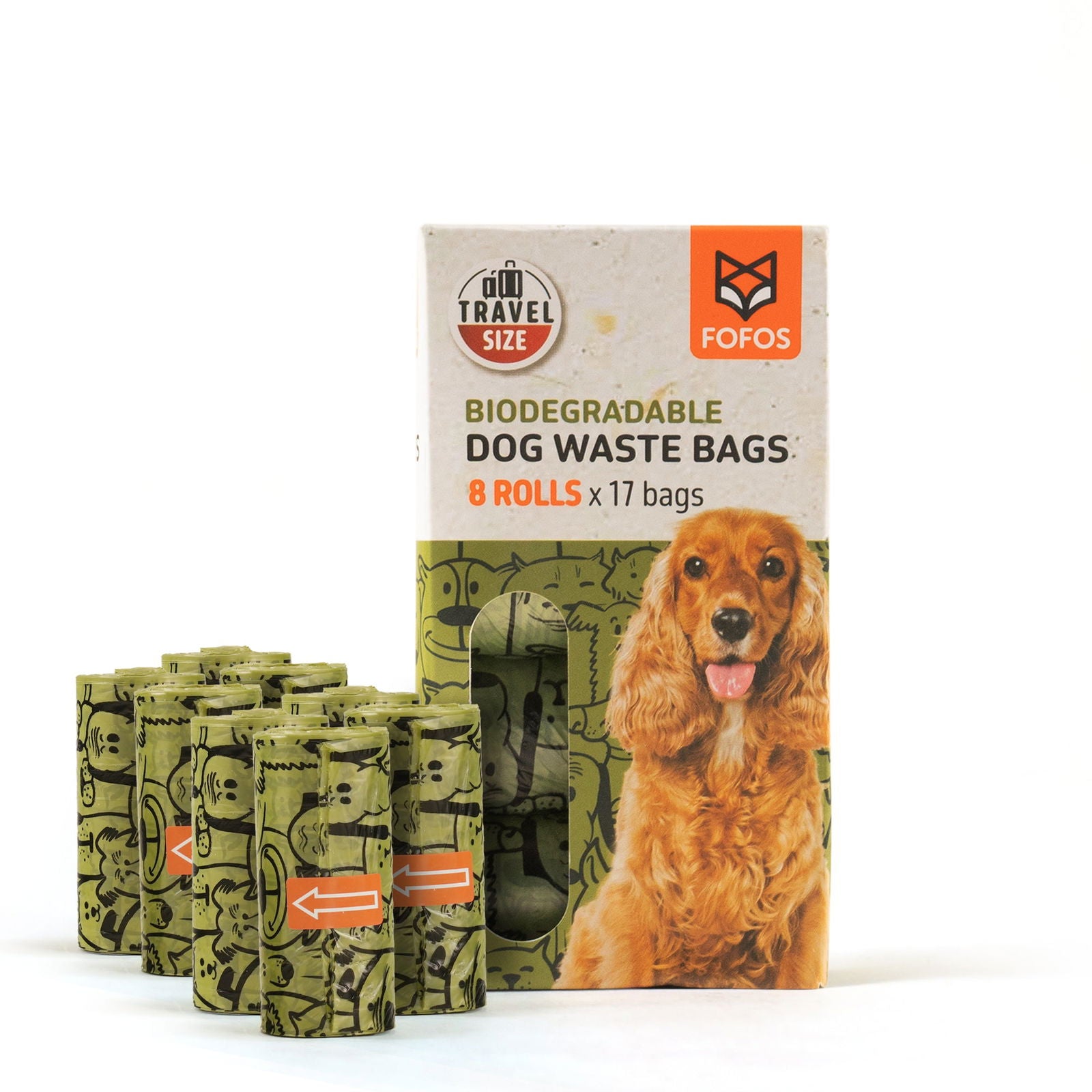 Fofos Poop Bag Refills, Compostable Dog Poop - 17*8 Rolls – Rufftail