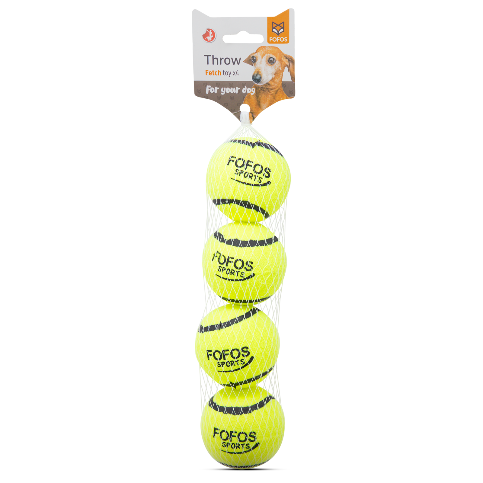 BarkButler x FOFOS Sports Fetch Ball 4pk Dog Toy Set – Rufftail